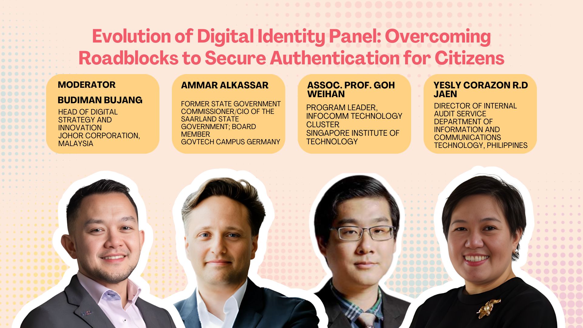 Evolution of Digital Identity Panel: Overcoming Roadblocks to Secure ...