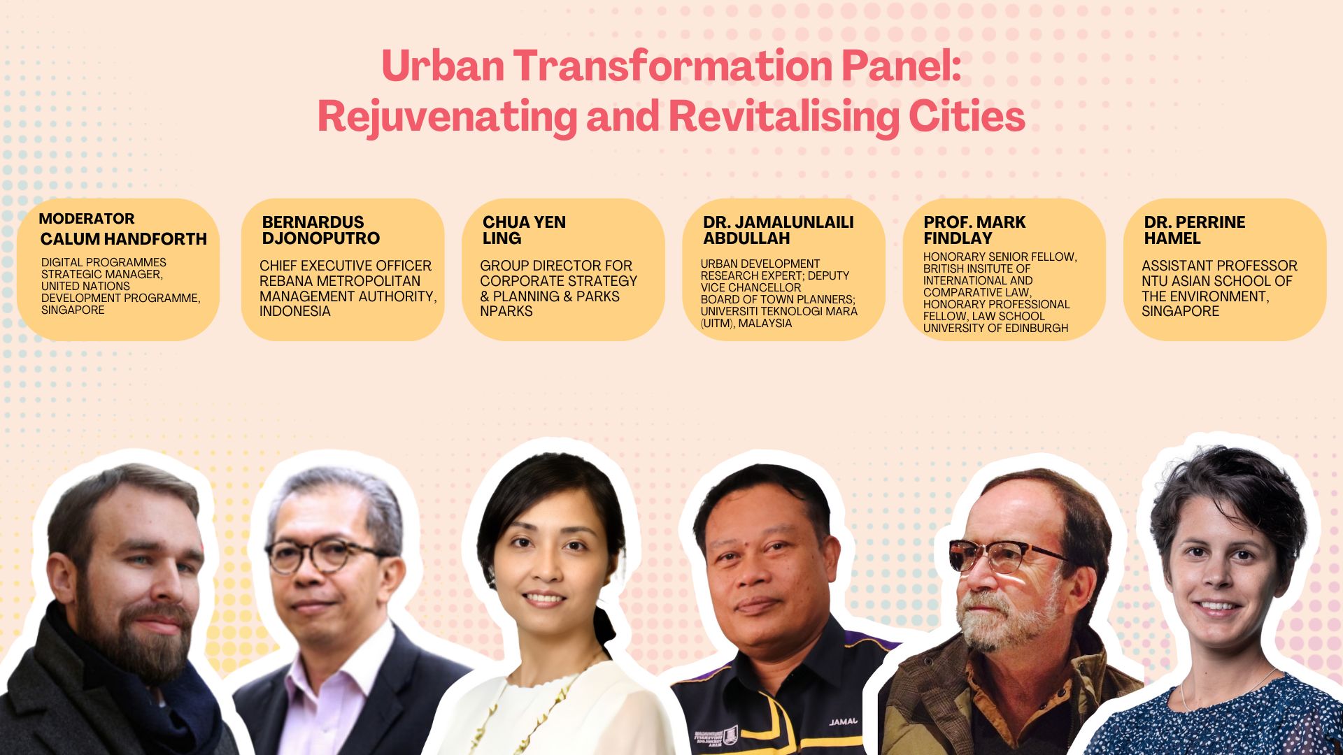 Urban Transformation Panel: Rejuvenating and Revitalising Cities