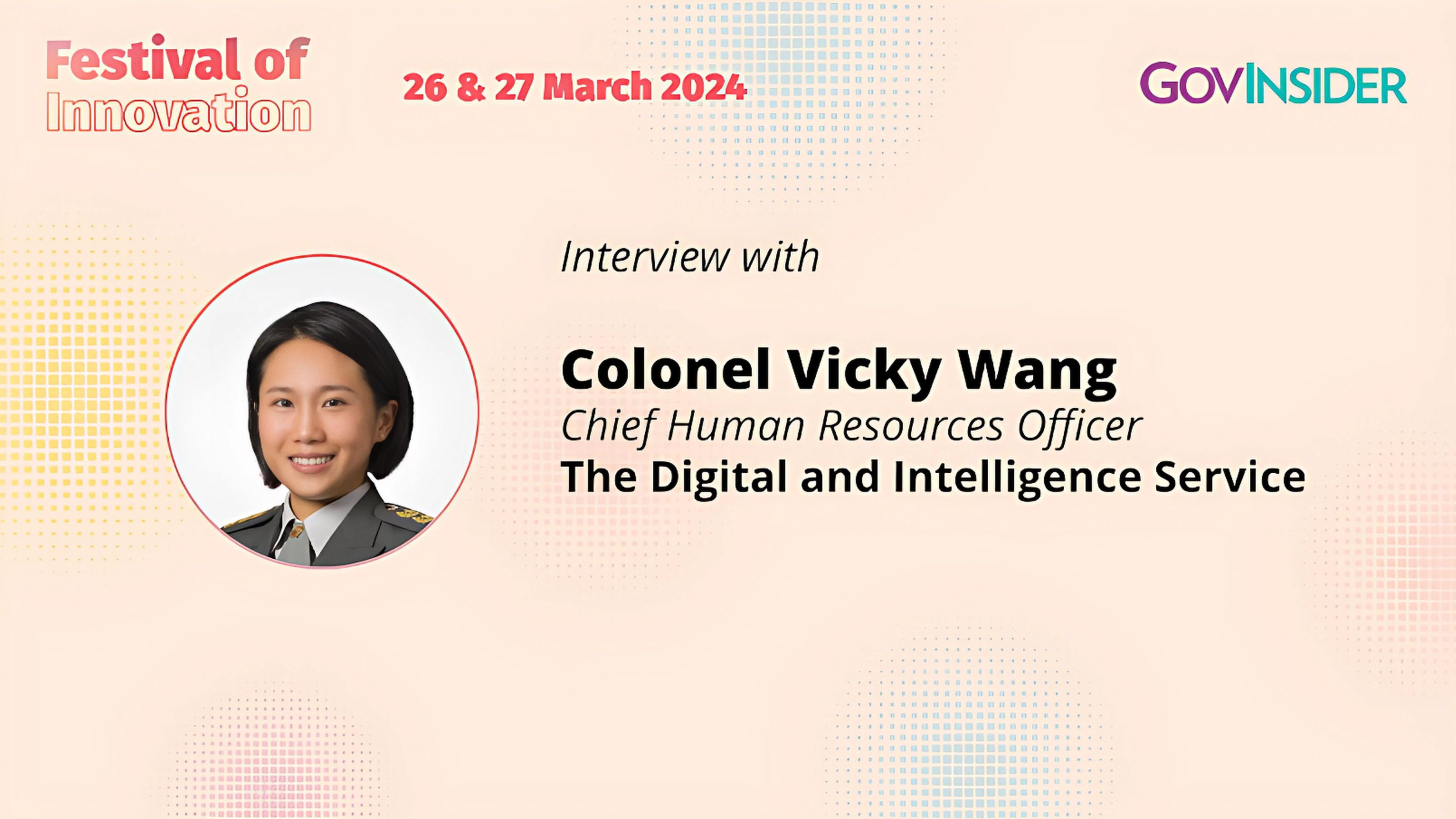 Festival of Innovation 2024 - Interview with Colonel Vicky Wang