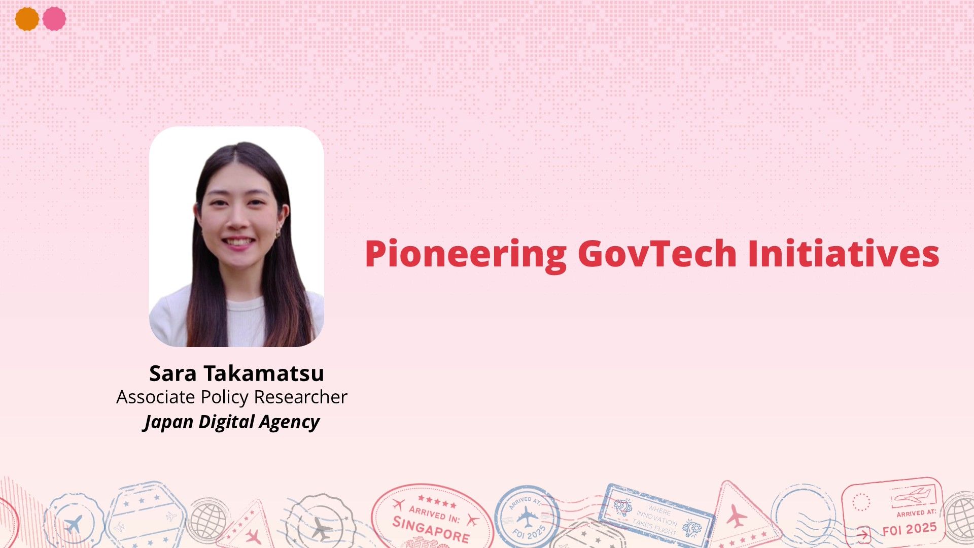 Presentations: Pioneering GovTech Initiatives